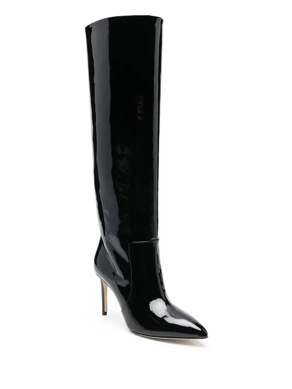Paris Texas Pointed-toe 90mm Heeled Boots