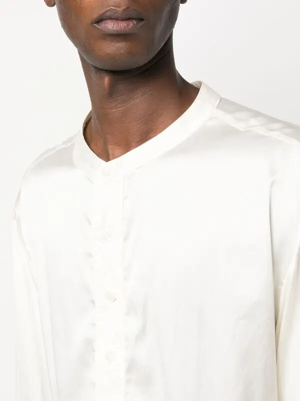 TOM FORD Button-placket Satin Shirt