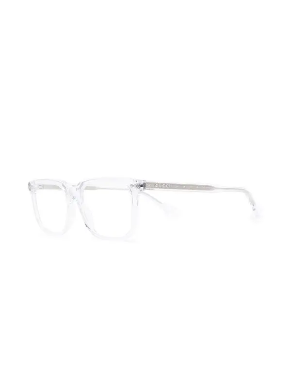 Gucci Geometric-pattern Square Eyeglasses