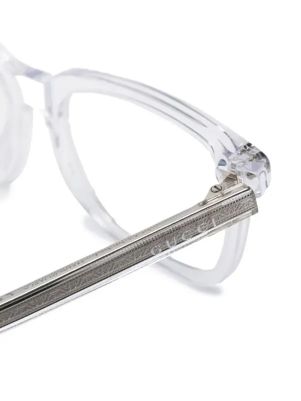 Gucci Geometric-pattern Square Eyeglasses