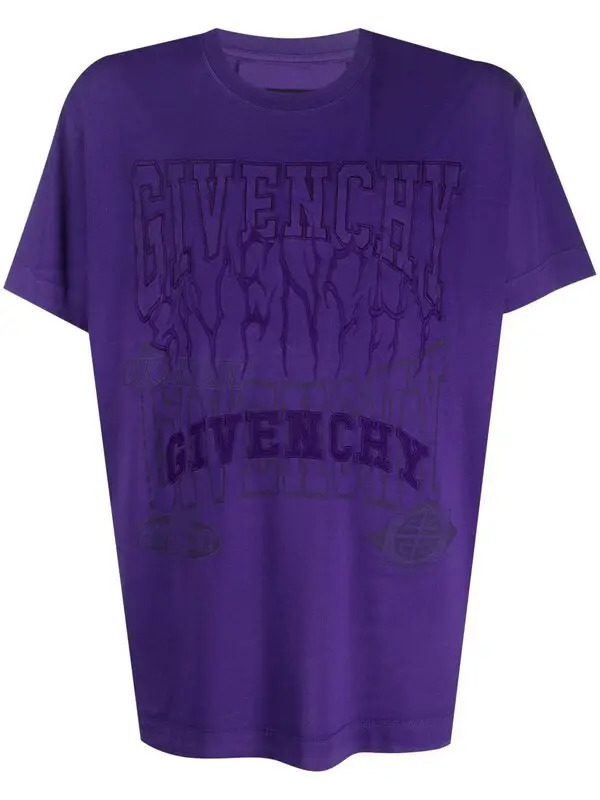 Givenchy Logo-embroidered Cotton T-shirt
