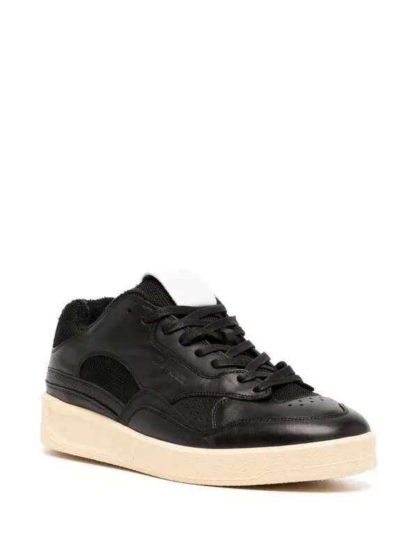 JIL SANDER Low-top Lace-up Sneakers - Black