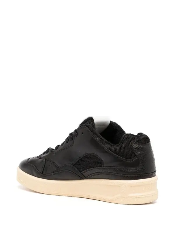 JIL SANDER Low-top Lace-up Sneakers - Black