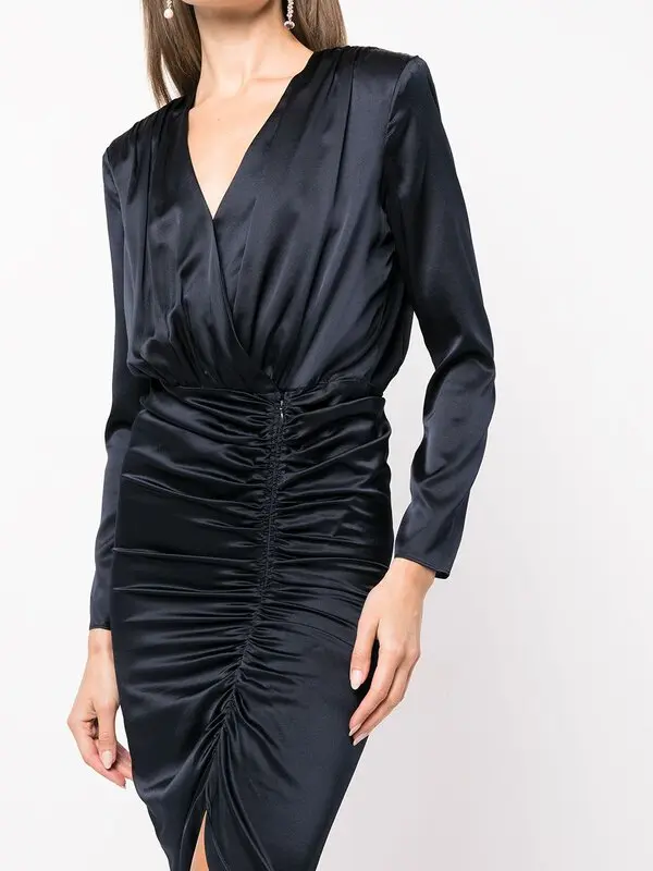 Veronica Beard Cameri Long-sleeve Midi Dress