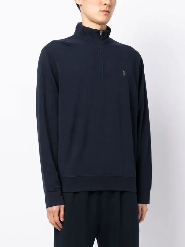 Polo Ralph Lauren Jersey Quarter-zip Pullover - Blue