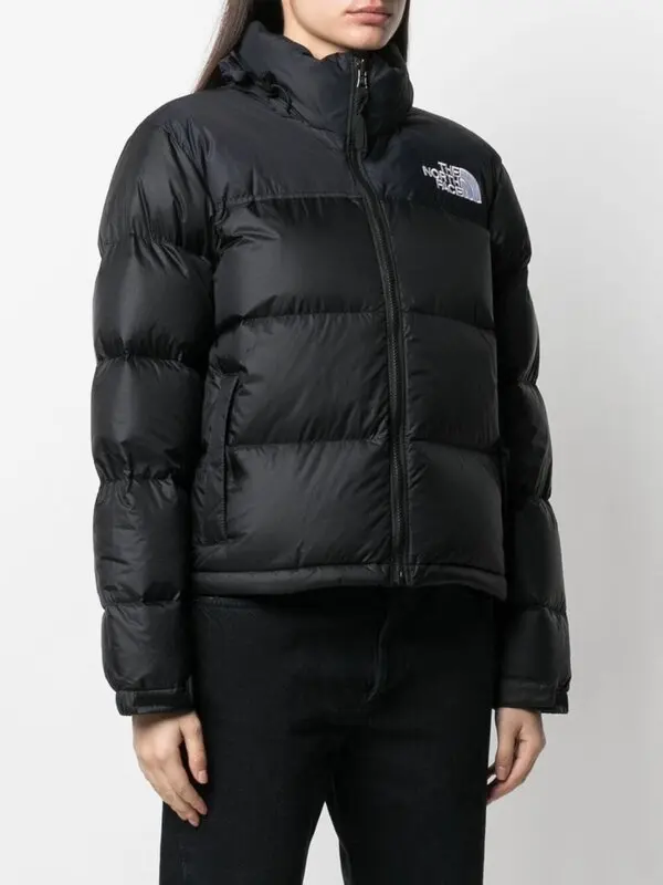 The North Face Embroidered-logo Puffer Jacket