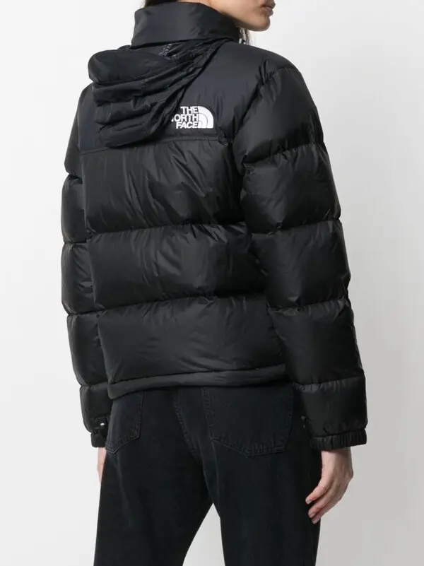 The North Face Embroidered-logo Puffer Jacket