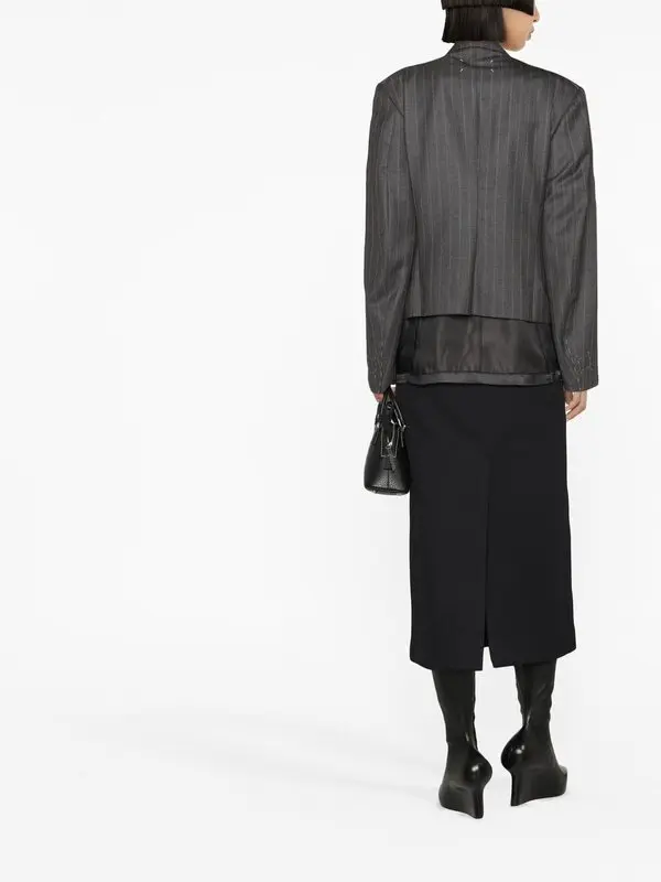MAISON MARGIELA Pinstriped Wool Blazer