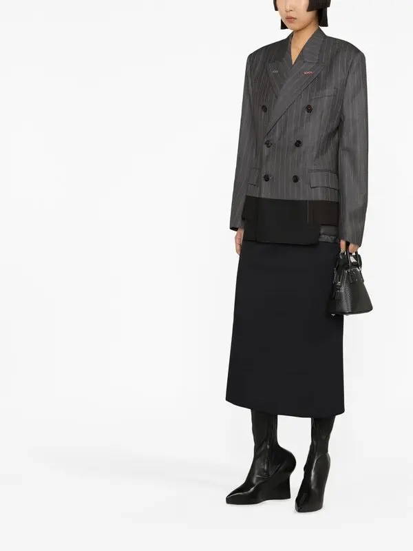 MAISON MARGIELA Pinstriped Wool Blazer