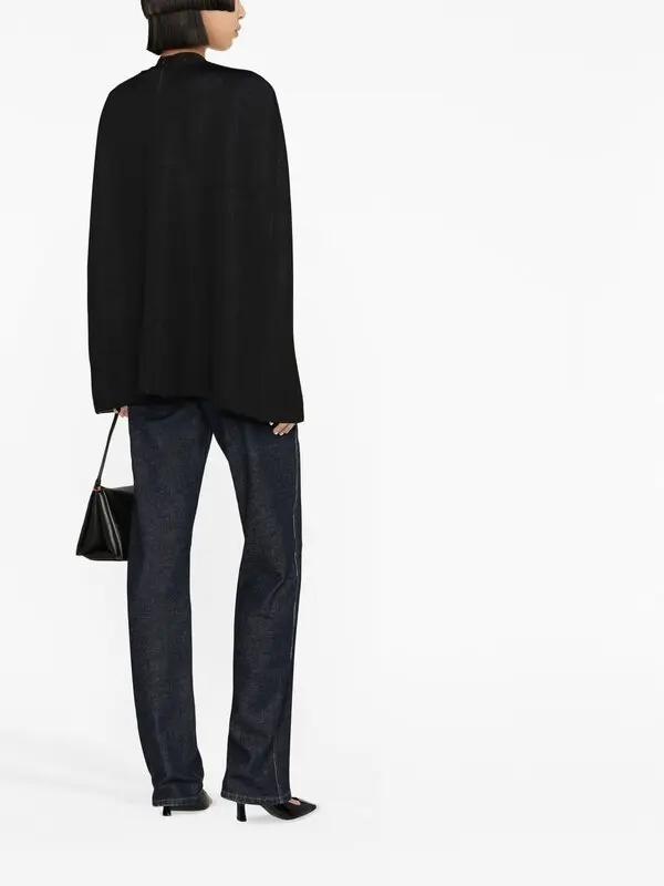 CHARLOTT Button-embellished Cape Jumper