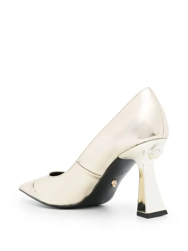 Kurt Geiger 95mm Metallic-finish Pumps