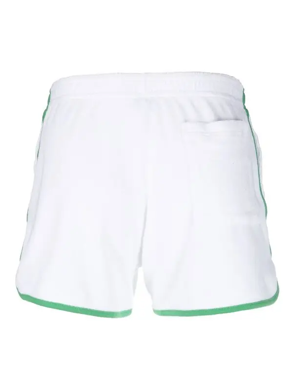 SPORTY & RICH Contrast Trim Track Shorts
