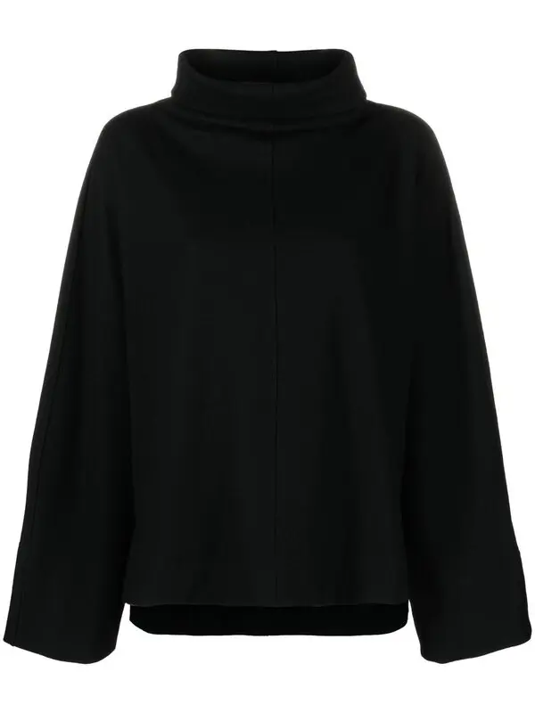 Issey Miyake Mock-neck Wide-sleeved Top