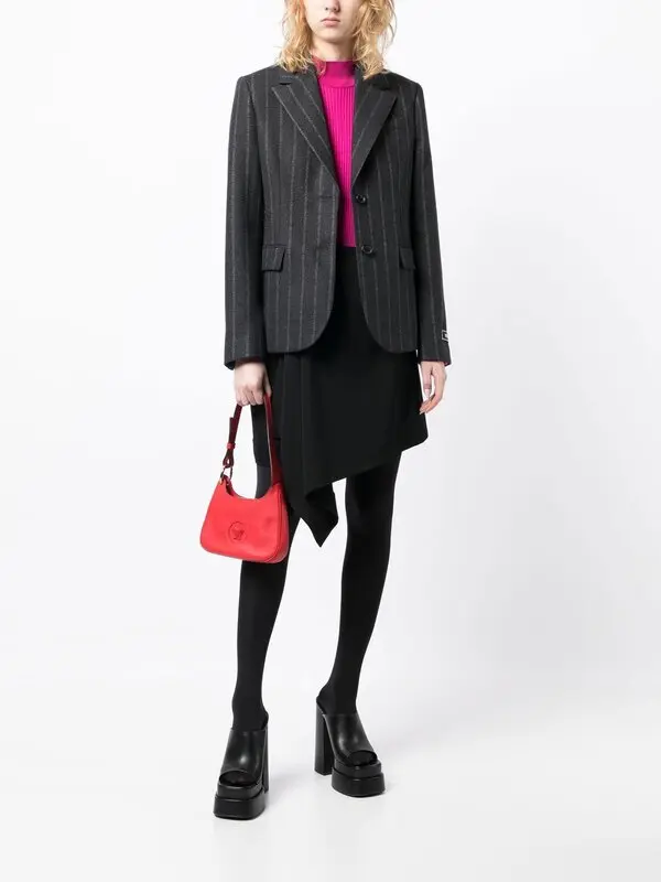 Versace Logo-pinstripe Blazer