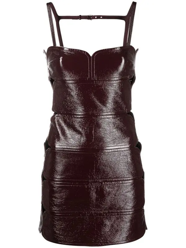 COURREGES Sleeveless Panelled Minidress