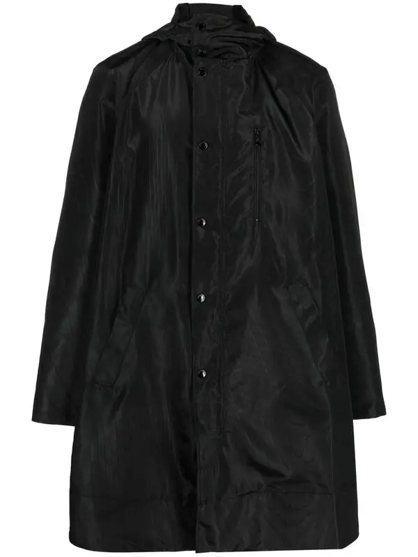 MARINE SERRE Hooded Logo-print Windbreaker