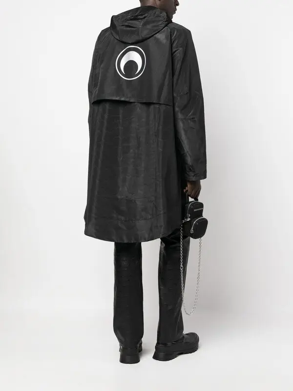 MARINE SERRE Hooded Logo-print Windbreaker