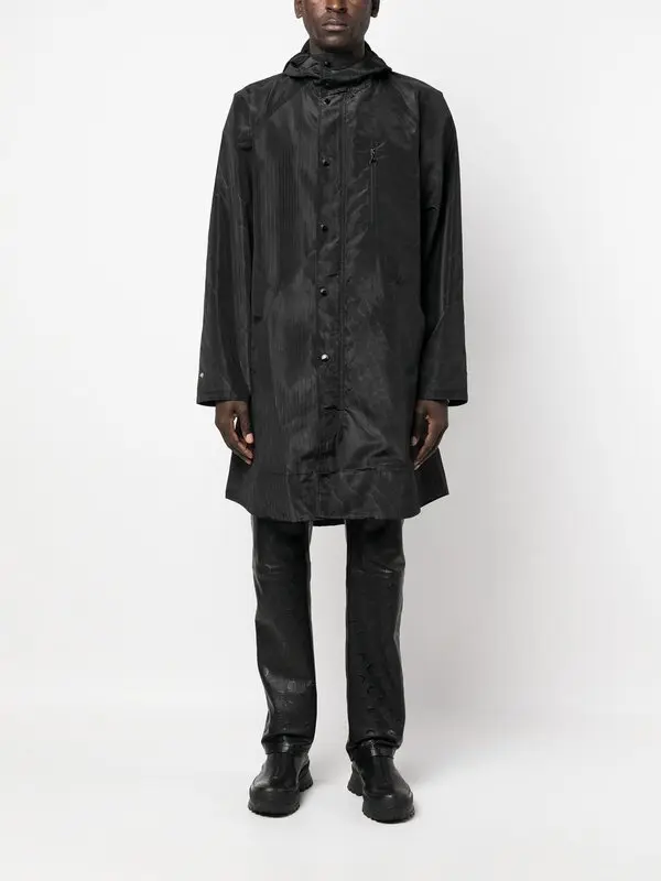 MARINE SERRE Hooded Logo-print Windbreaker