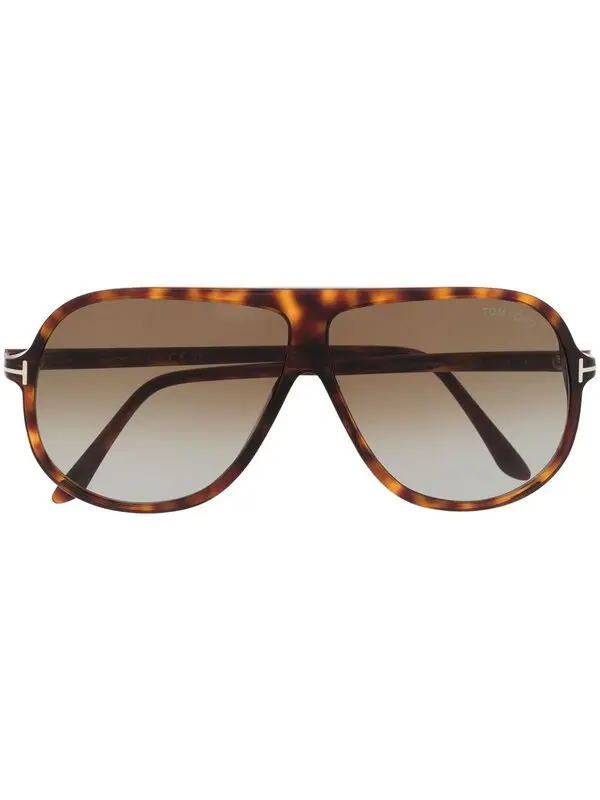 TOM FORD Tortoiseshell Sunglasses - Brown