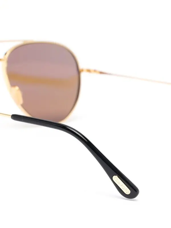 TOM FORD Tinted Round Sunglasses - Gold