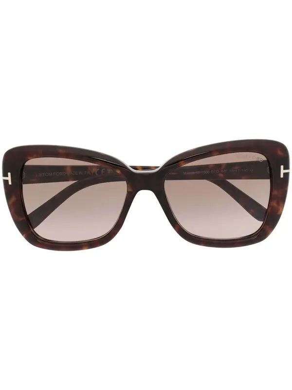 TOM FORD Tortoiseshell Sunglasses - Brown