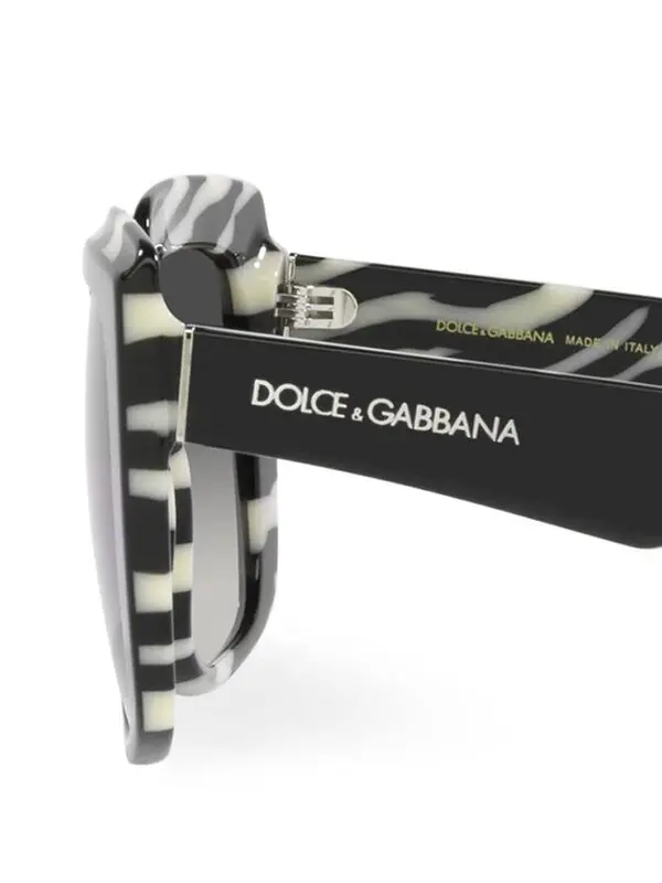 Dolce & Gabbana Zebra-print Sunglasses