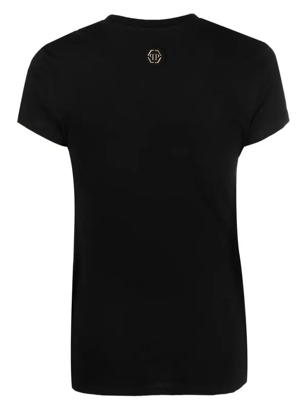Philipp Plein Monogram Teddy-print T-shirt - Black
