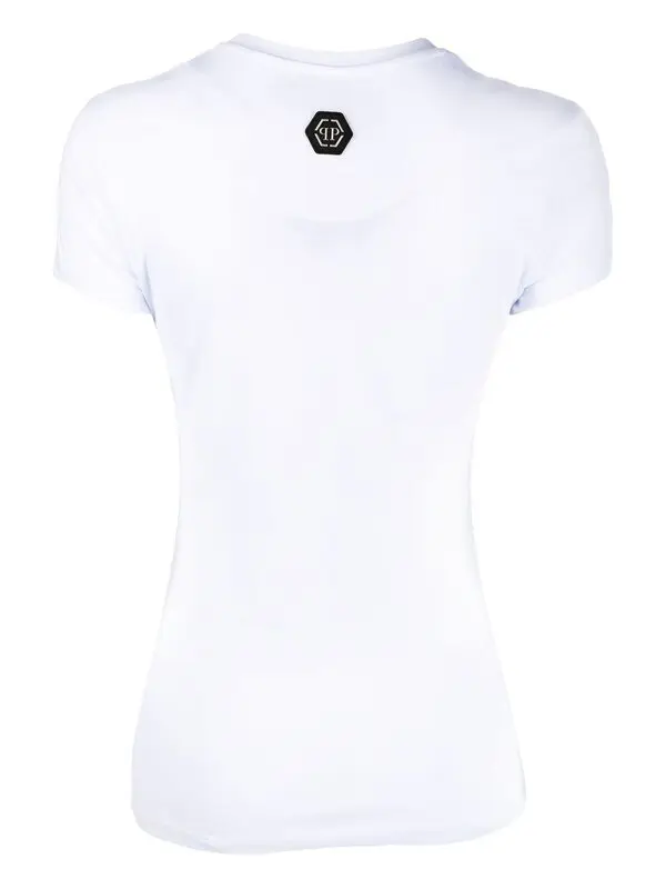 Philipp Plein Monogram Teddy-print T-shirt - White