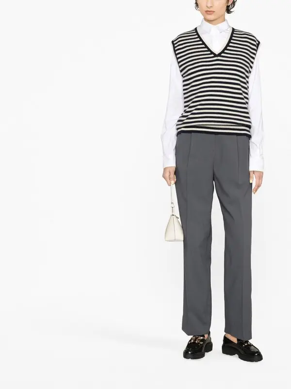 THE FRANKIE SHOP Bea Tailored Trousers - Grey