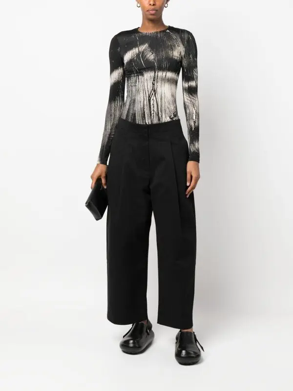 Studio Nicholson Dordoni Wide-leg Trousers - Black