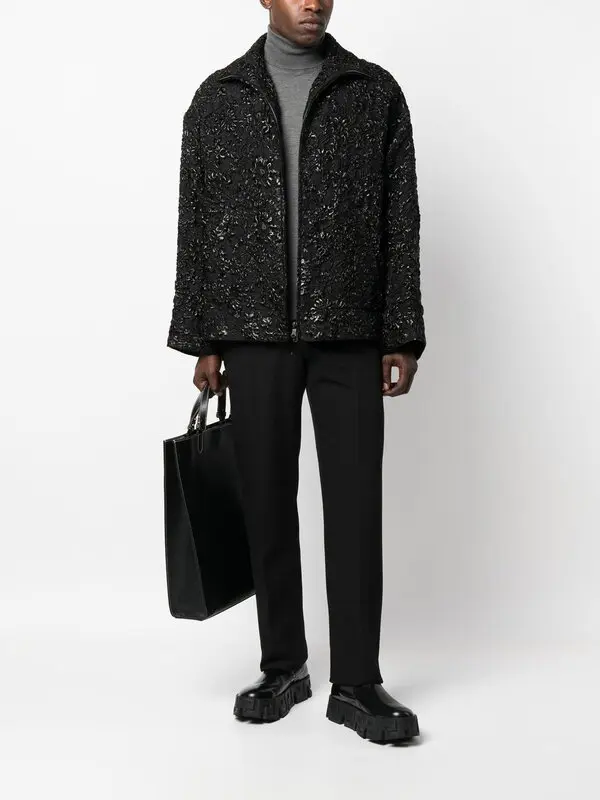 Valentino Garavani Floral-jacquard Brocade-effect Jacket