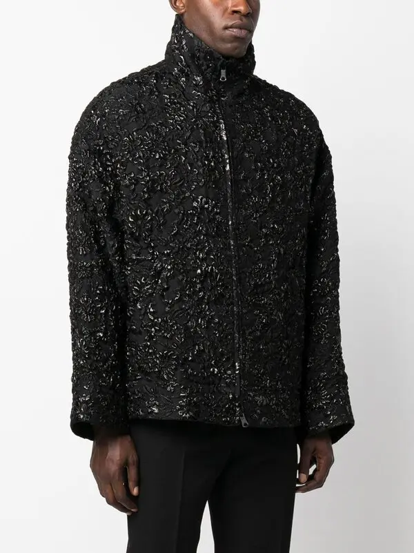 Valentino Garavani Floral-jacquard Brocade-effect Jacket