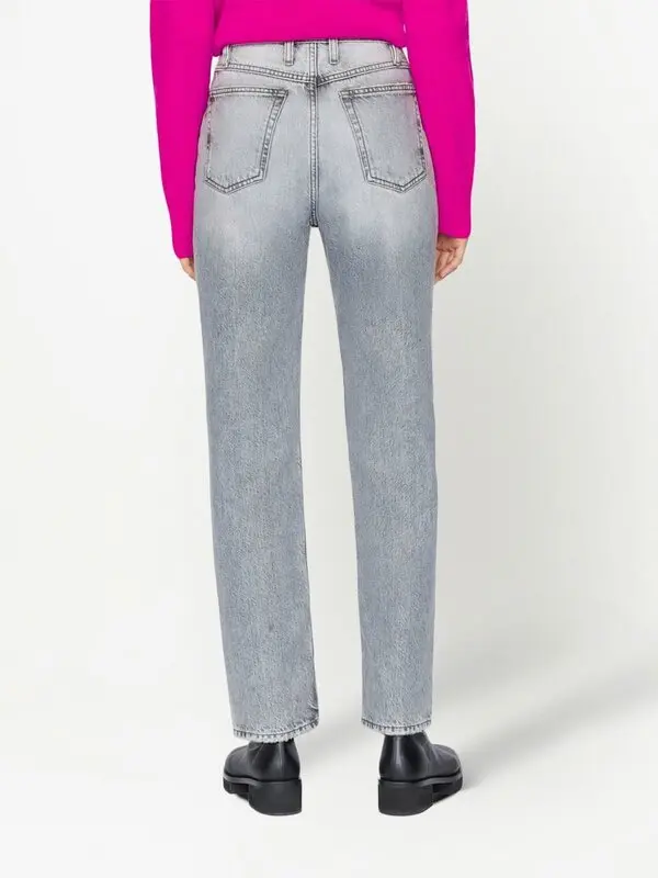 FRAME Mid-rise Straight Jeans