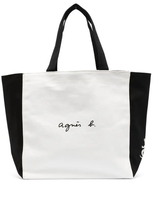 AGNÈS B. Colour-block Tote Bag