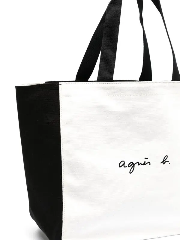 AGNÈS B. Colour-block Tote Bag