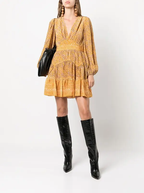 Ulla Johnson Hayana Floral Print Mini Dress