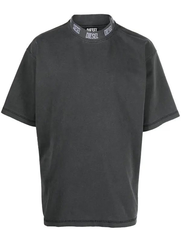 DIESEL® Logo-neck Short-sleeve T-shirt