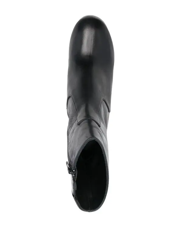 ALOHAS Thunder 110mm Leather Platform Ankle Boots