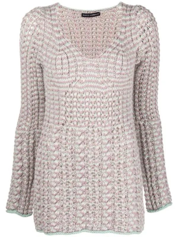 MARCO RAMBALDI Textured Cable-knit Jumper