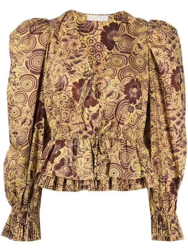 Ulla Johnson Ren Floral-print Blouse