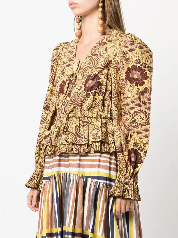 Ulla Johnson Ren Floral-print Blouse