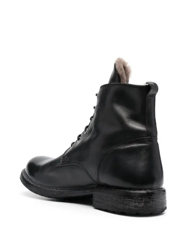 Moma 35mm Lace-up Leather Boots
