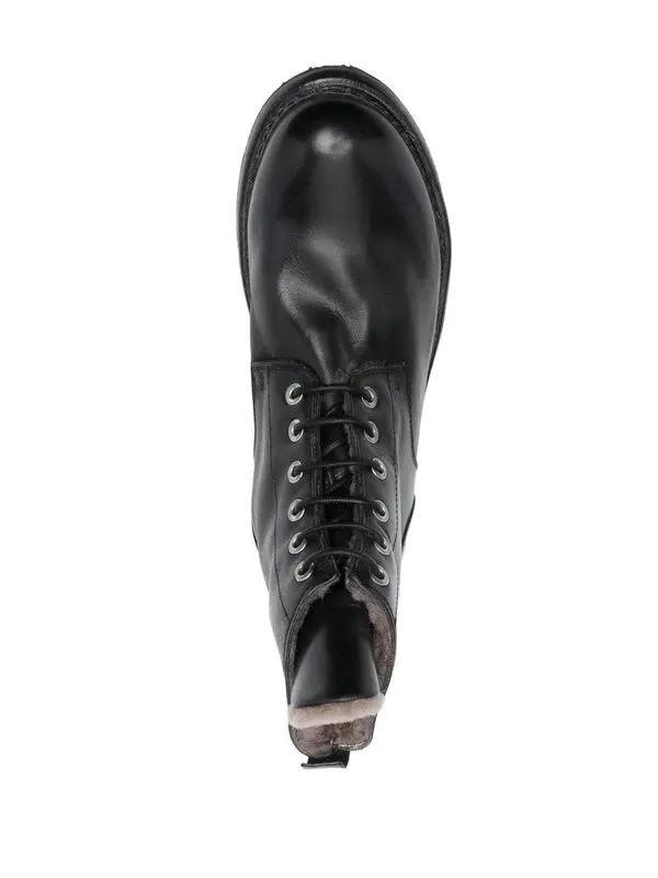 Moma 35mm Lace-up Leather Boots