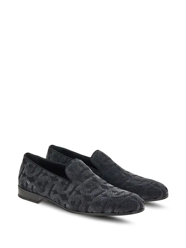 FERRAGAMO Gancini-pattern Moccasins