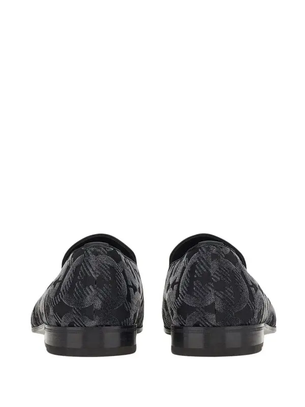 FERRAGAMO Gancini-pattern Moccasins