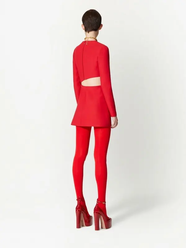 Valentino Garavani Crepe Couture Short Dress