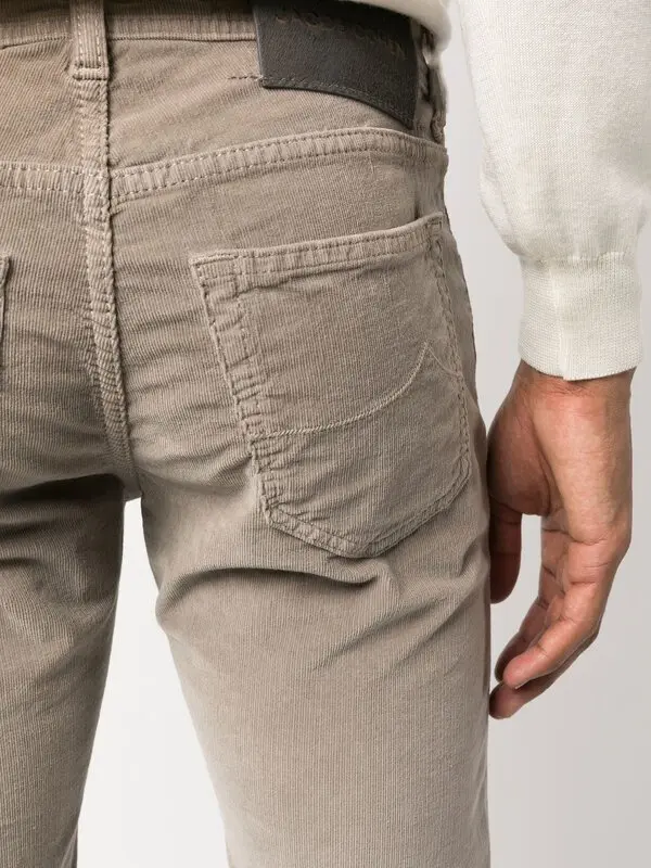 JACOB COHЁN Corduroy Slim-fit Trousers