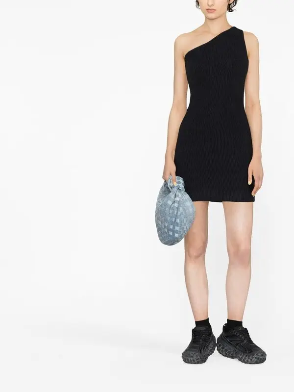 Wardrobe.NYC X Hailey Bieber One-shoulder Mini Dress - Black