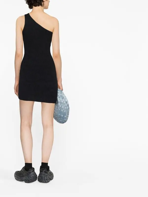Wardrobe.NYC X Hailey Bieber One-shoulder Mini Dress - Black