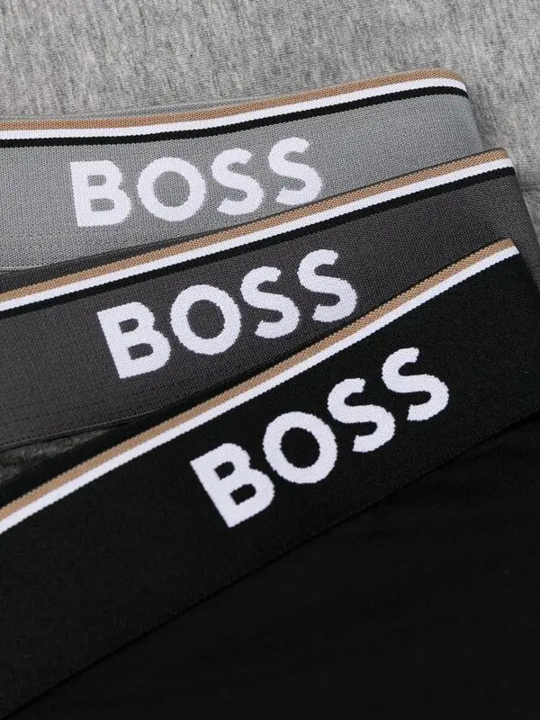 BOSS Logo-waistband Boxers Set Of 3